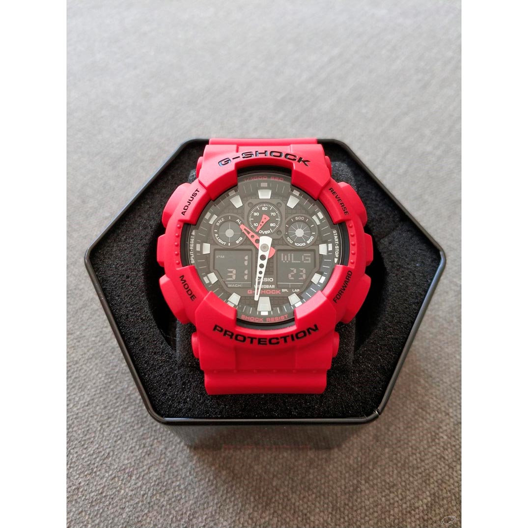 Reloj Casio G-Shock GA100B-4A » Macho Accesorios