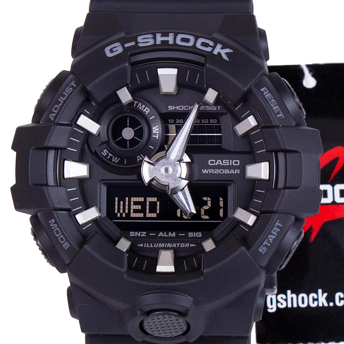 Reloj Casio G-Shock GA700-1B Digital Analógico » Macho Accesorios