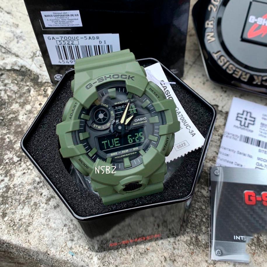 Reloj Casio G-Shock GA700UC-3A Militar Digital Analógico » Macho Accesorios