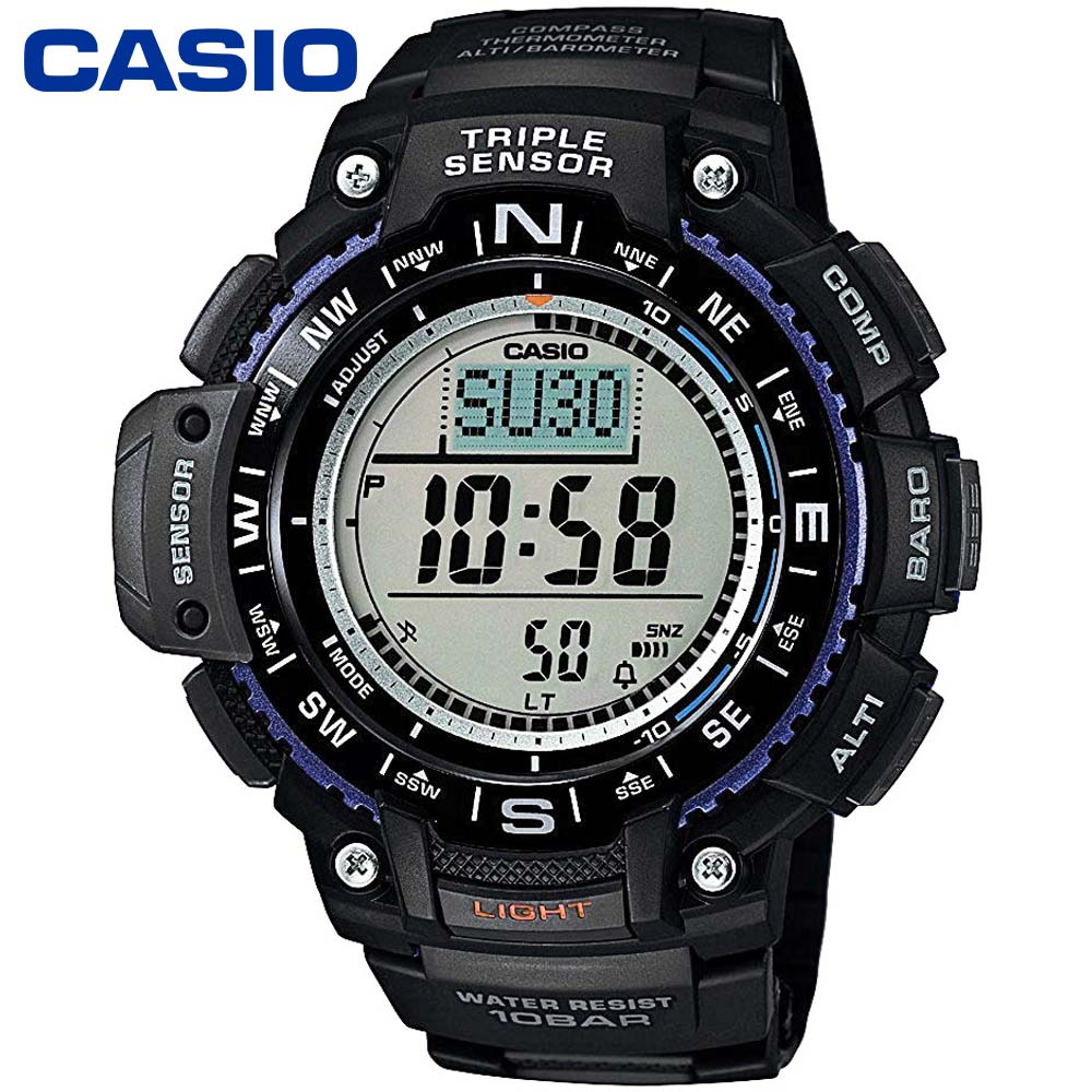 Reloj Casio Triple Sensor SGW1000-1A Brújula Termómetro » Macho Accesorios