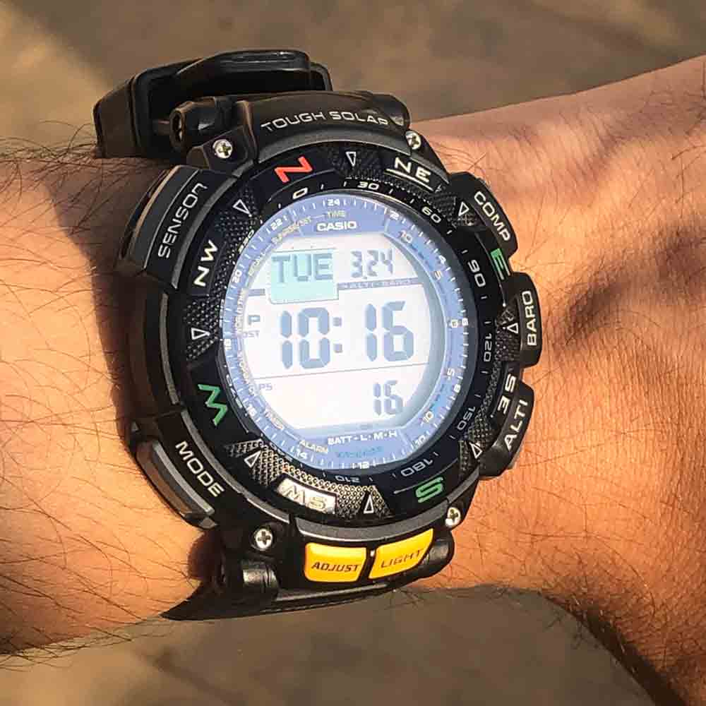 Reloj Casio Pathfinder PAG-240-1 Solar Triple Sensor » Macho Accesorios